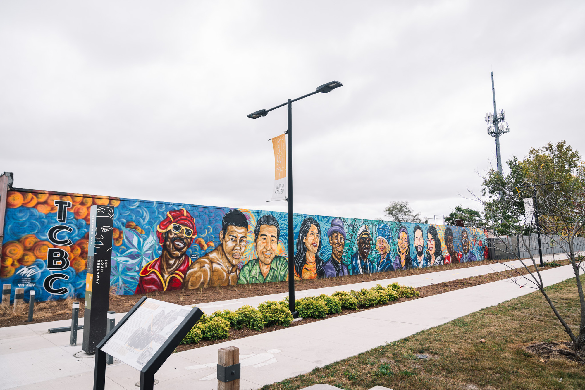 City of Detroit adds more beauty to Joe Louis Greenway with six new murals selected by neighbors ...